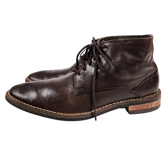 Cole Haan | Shoes | Cole Haan Canton Lace Up Chukka Boots Chestnut ...